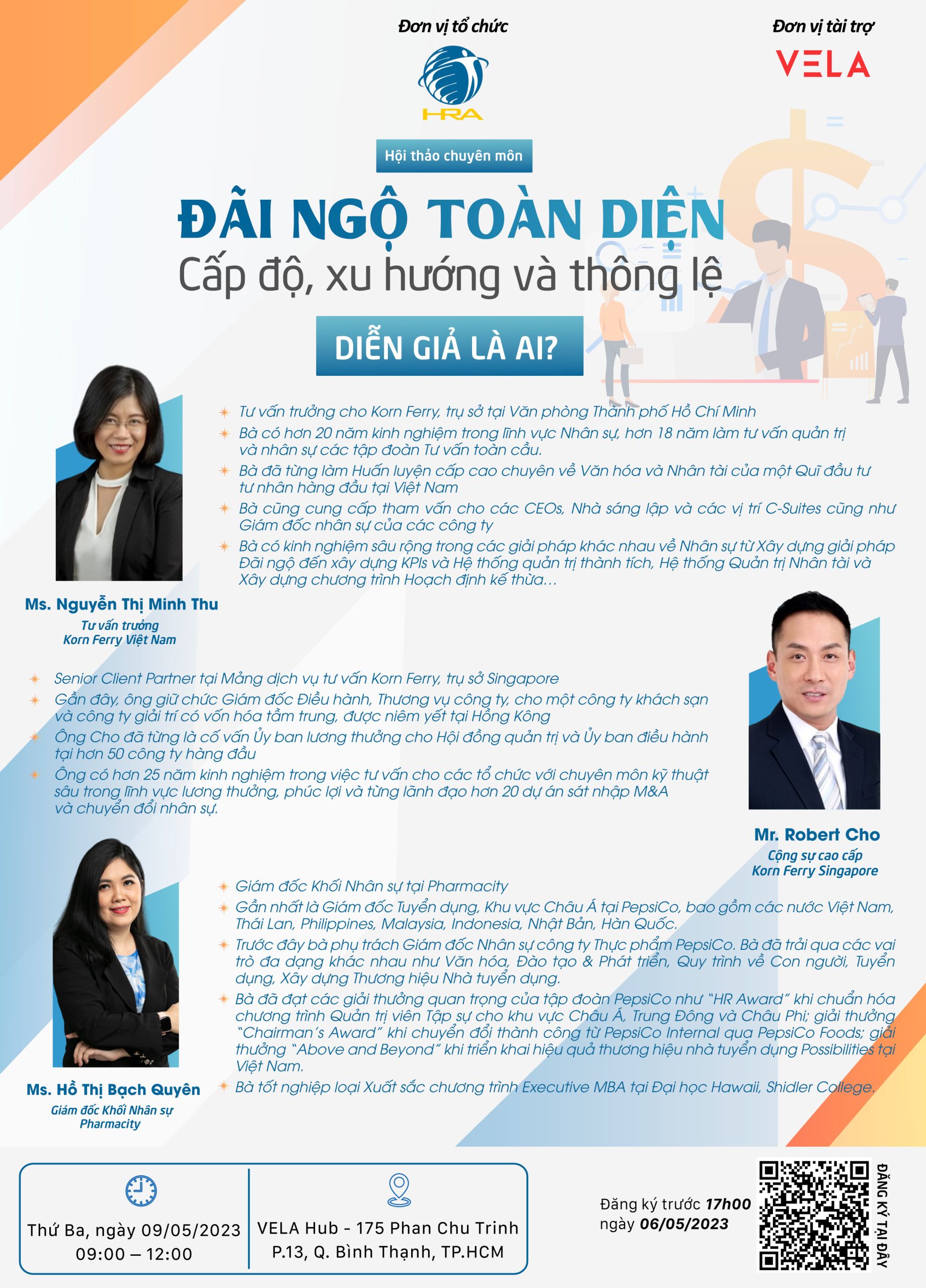 [ĐÃI NGỘ TOÀN DIỆN - 09/05/2023] Giới thiệu diễn giả - Hiệp Hội Nhân ...